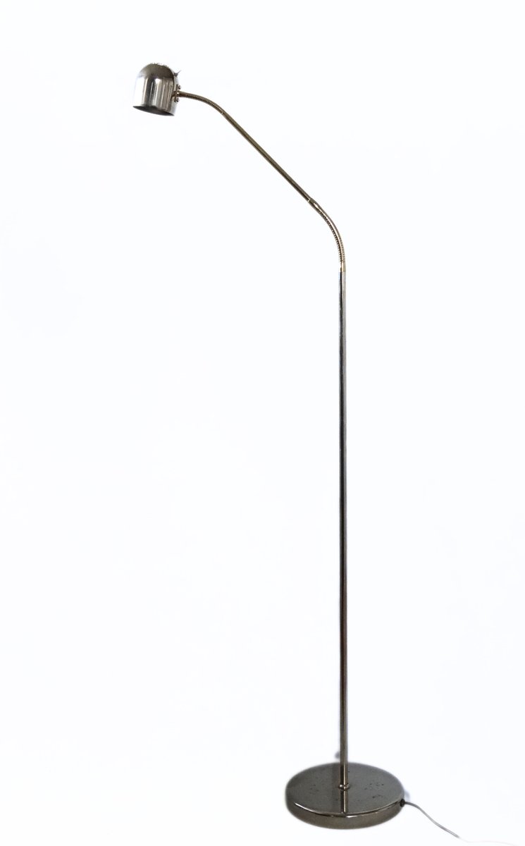 Vintage Brass Halogen Floor Lamp, Sweden for sale at Pamono