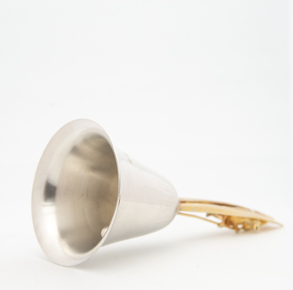 English Sterling Silver and Silver Gilt Table Bell by Christopher ...