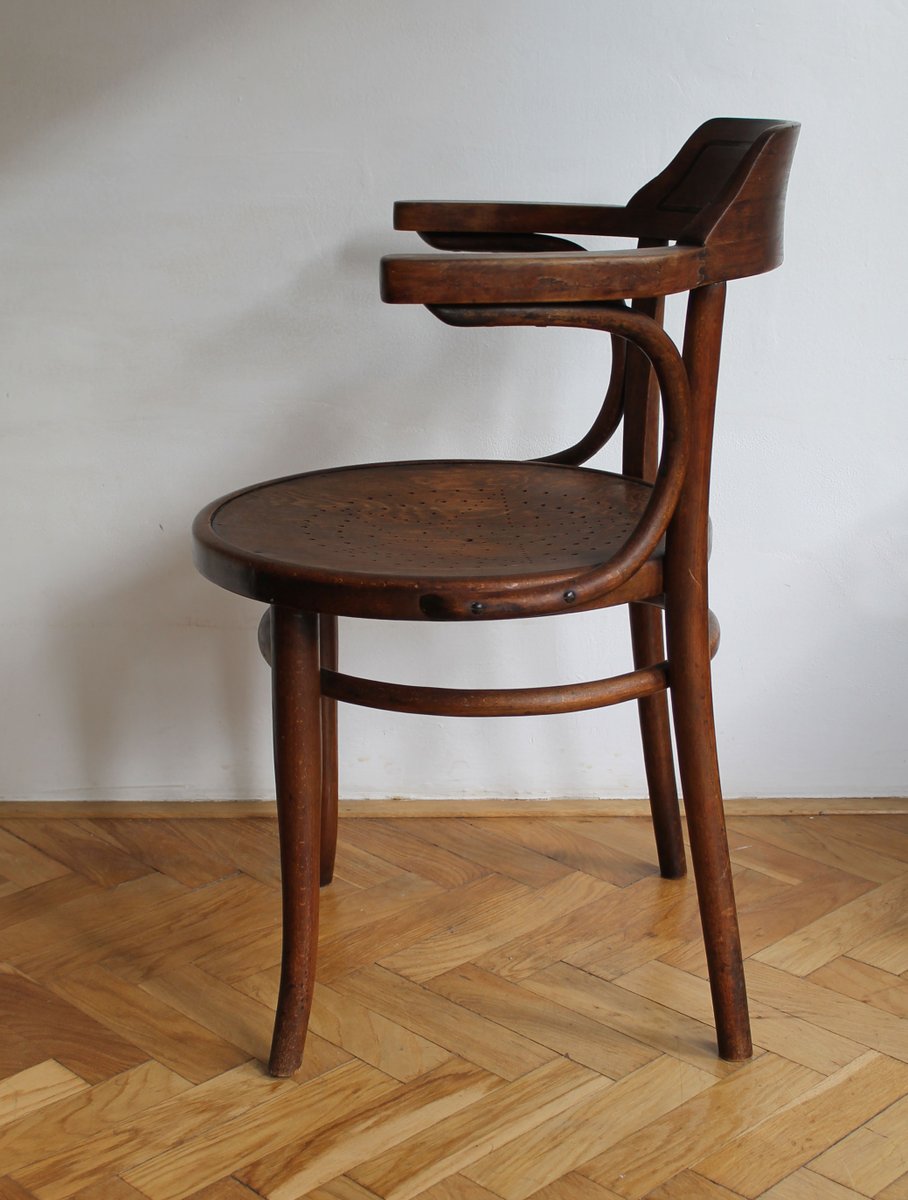 Model No. 3 Desk Chair by Gebrüder Thonet for Gebrüder Thonet Vienna Gmbh, 1920s for sale at Pamono