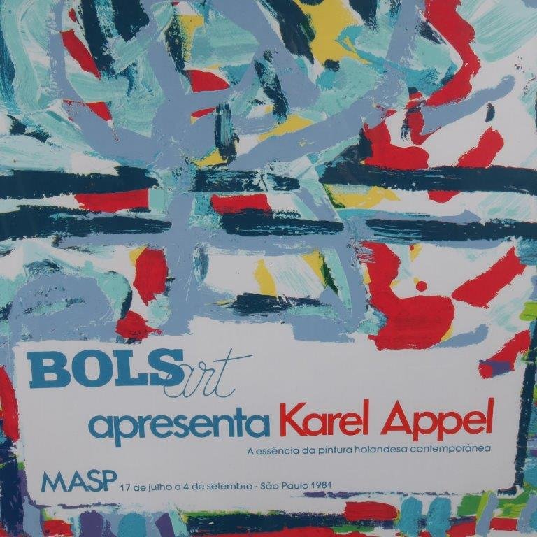 Karel Appel, Poster for the Bols Art Exhibition, 1981, Lithograph for ...