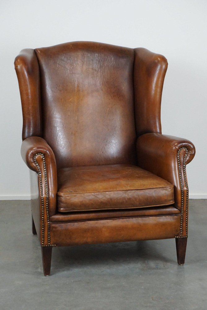 Sheep Leather Ear Chair for sale at Pamono