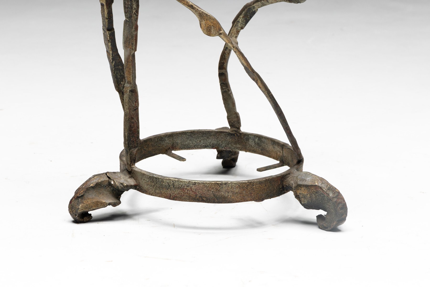 Spiral Coat Rack in Steel, 1920s for sale at Pamono