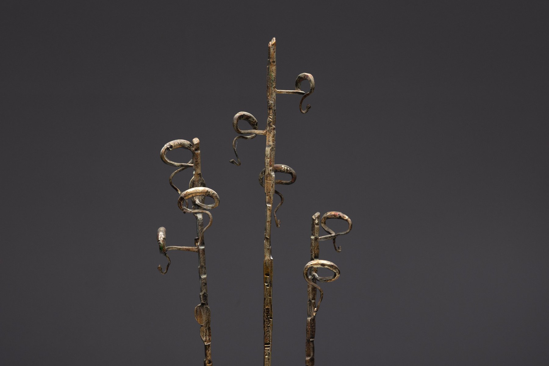 Spiral Coat Rack in Steel, 1920s for sale at Pamono