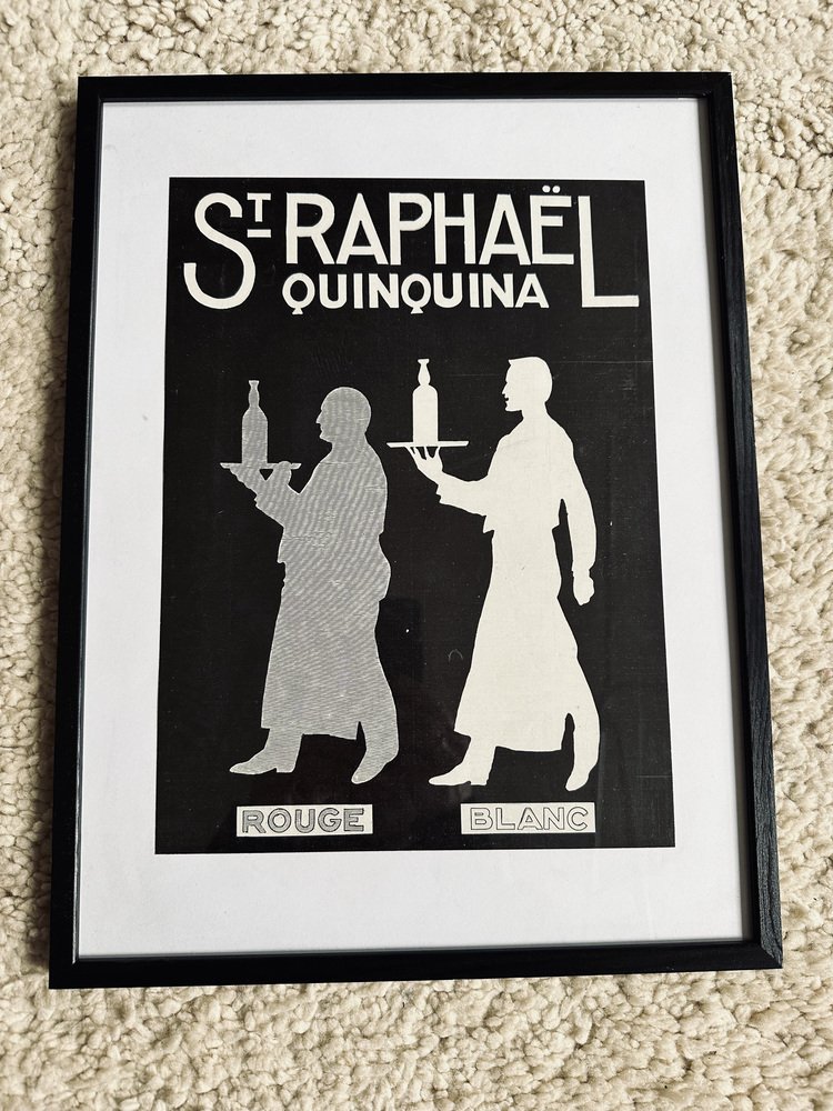 Vintage French St. Raphael Quinquina Advertisement Poster, 1920s for ...