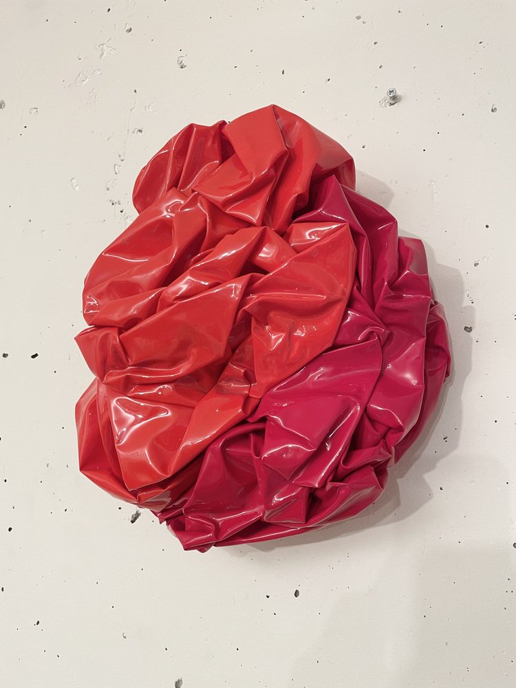 Mark Paron, Crinkle Sculptures, 1997, Vinyl, Set of 3 for sale at Pamono