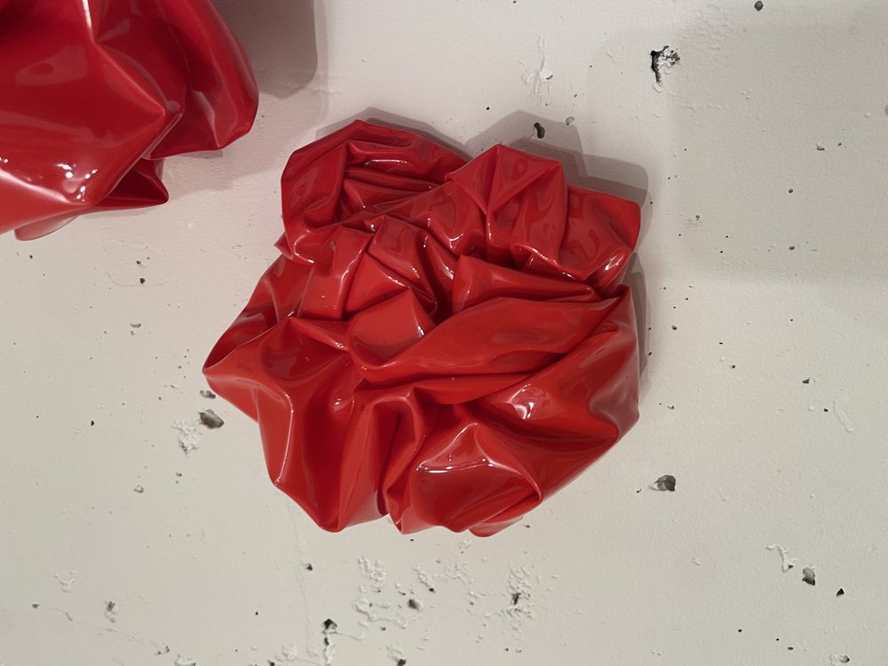 Mark Paron, Crinkle Sculptures, 1997, Vinyl, Set of 3 for sale at Pamono