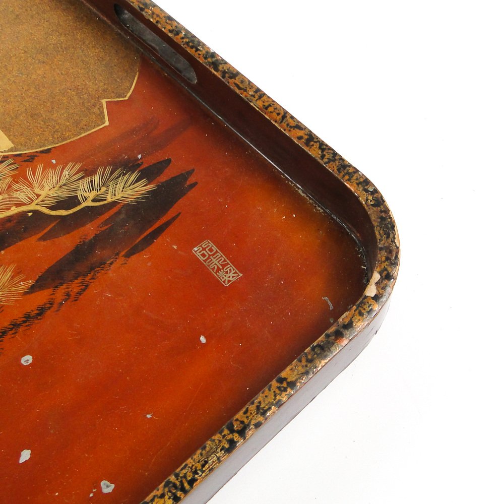 Japanese Lacquerware Tray, 1920s for sale at Pamono
