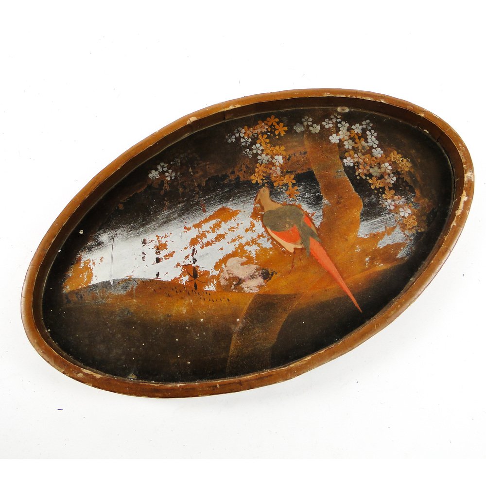 Japanese Lacquerware Tray, 1920s for sale at Pamono