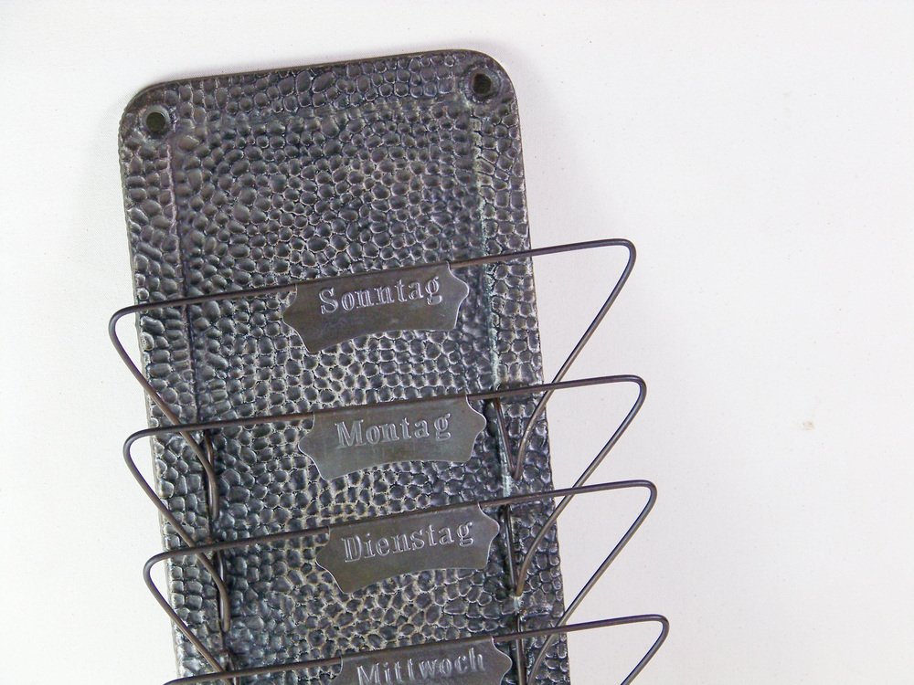 Wall-Mounted Newspaper Rack, 1900s for sale at Pamono