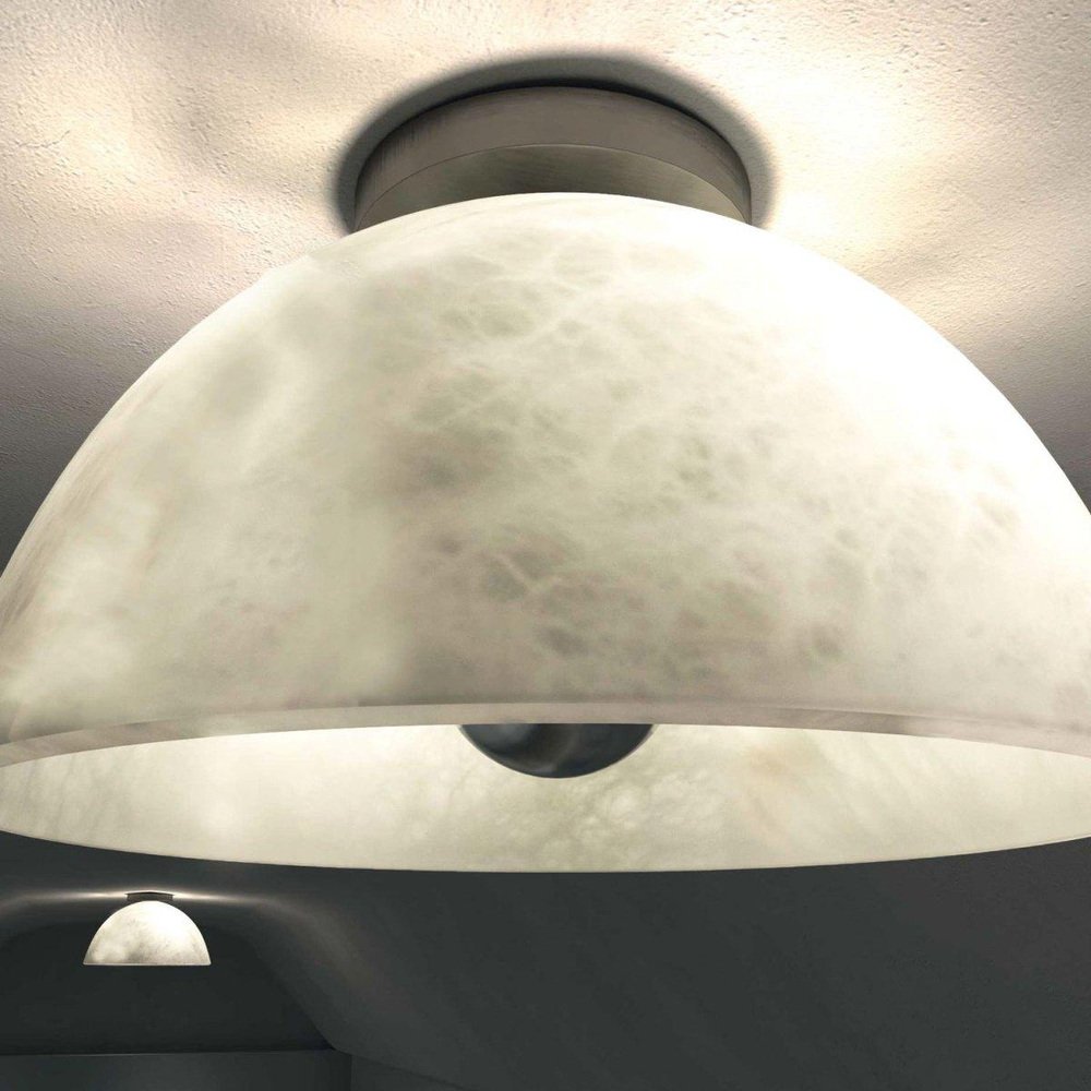 Apollo Shiny Gold Metal Ceiling Lamp by Alabastro Italiano for sale at ...