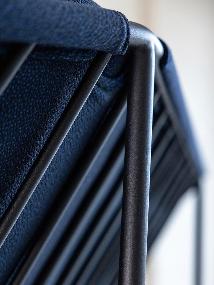 Navy Blue Atlas 2-Seater Sofa by Kann Design for sale at Pamono