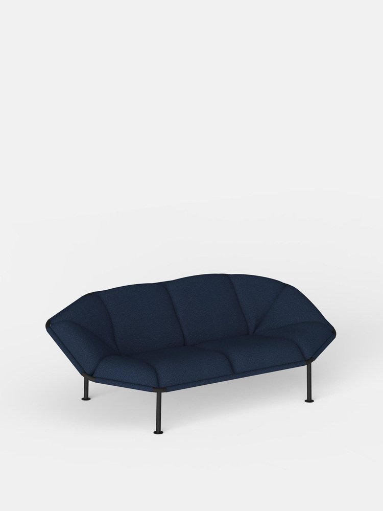 Navy Blue Atlas 2-Seater Sofa by Kann Design for sale at Pamono