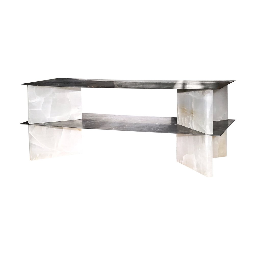 White Onyx Low Console by Studiopepe for sale at Pamono