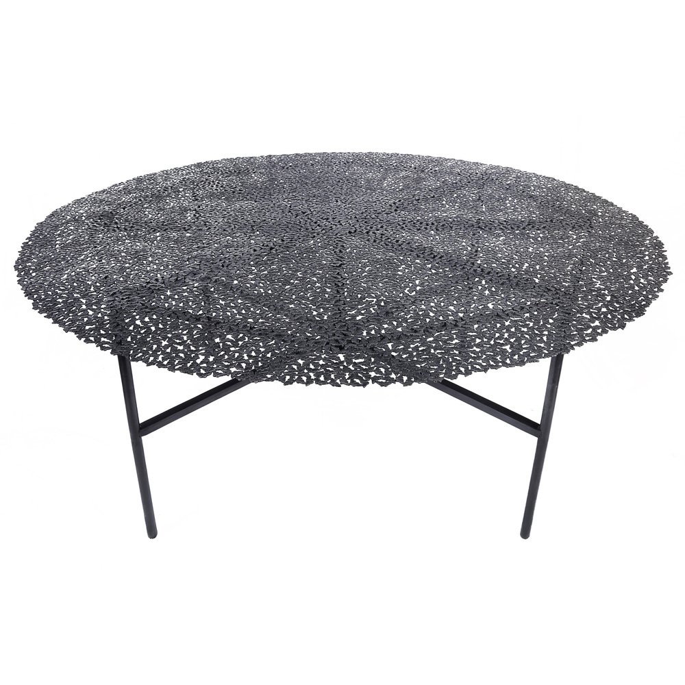 Jean Black Patina Bronze Dining Table by Fred and Juul for sale at Pamono