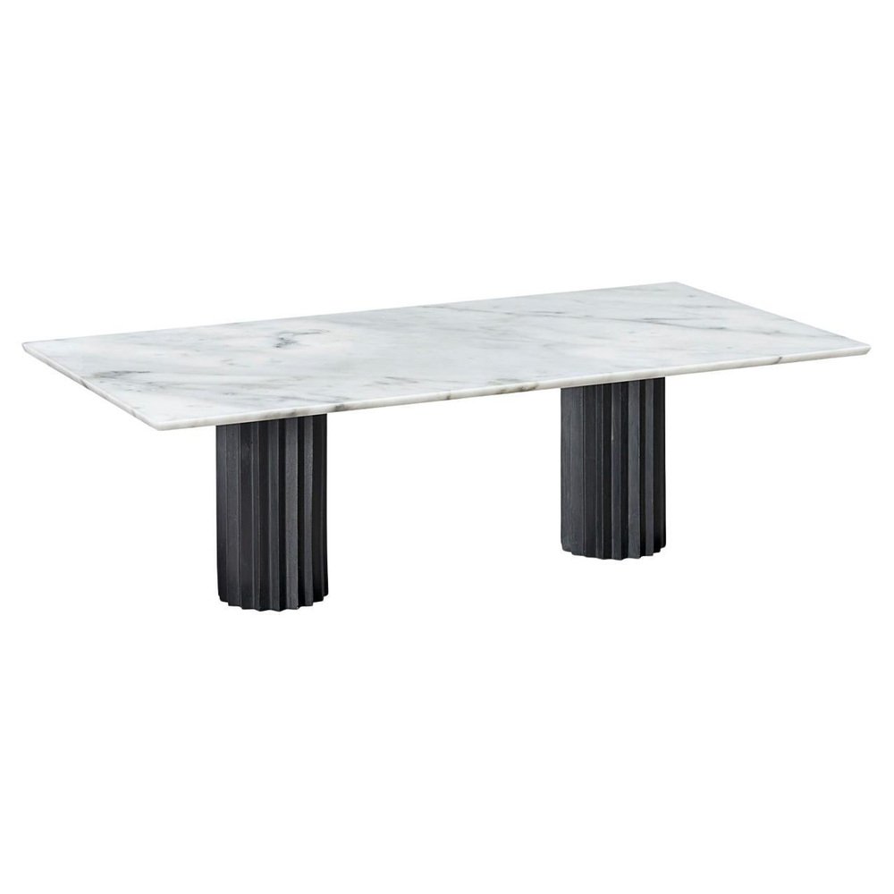 Doris White Carrara Marble Rectangular Dining Table by Fred and Juul for sale at Pamono