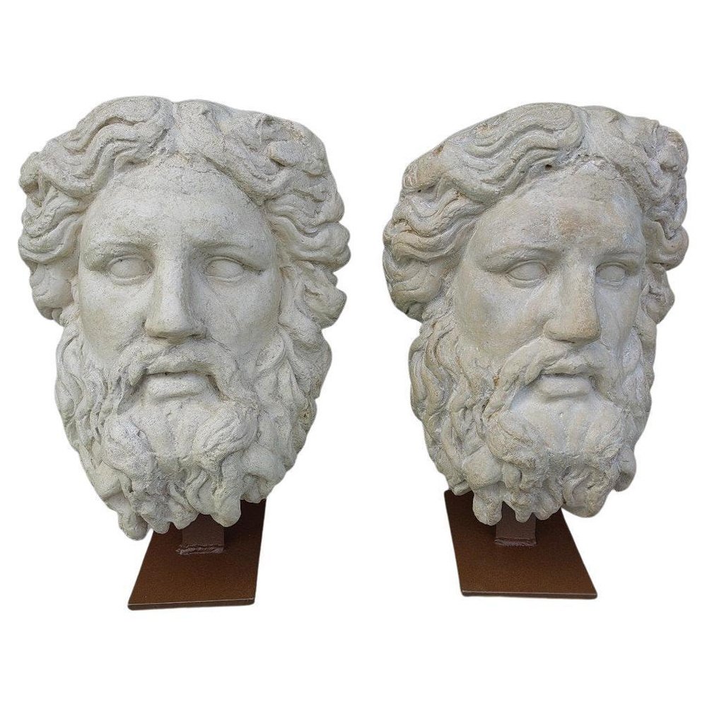 Large Classic Masks, 1950s, Set of 2 for sale at Pamono