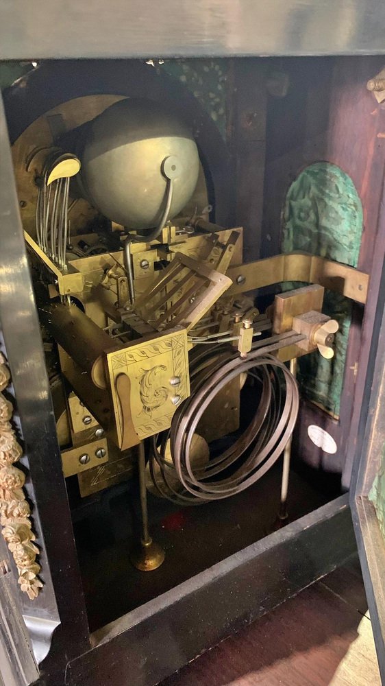 Large Victorian Desk Clock, 19th Century for sale at Pamono