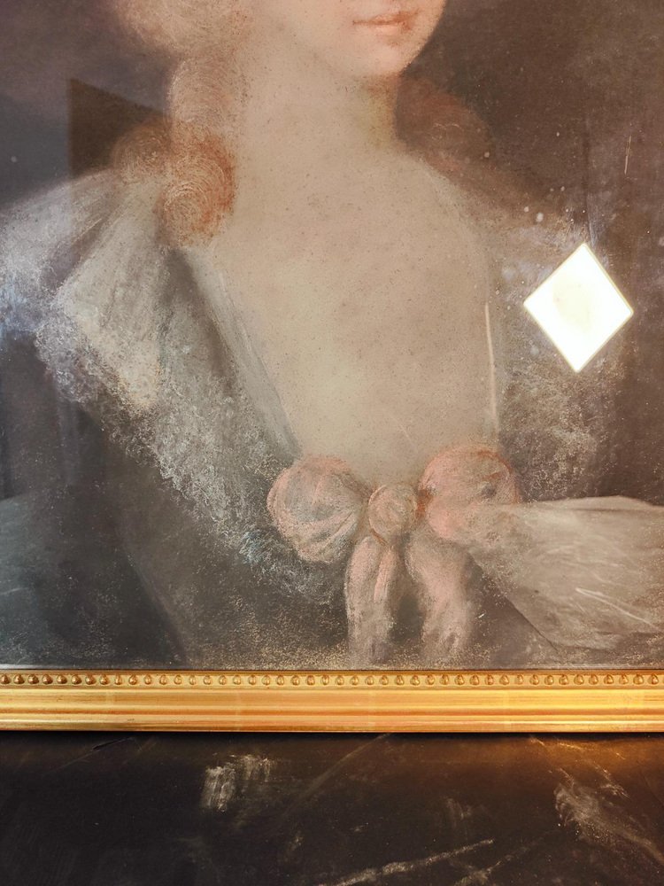 French Artist, Portrait, 18th Century, Pastel Drawing, Framed for sale ...
