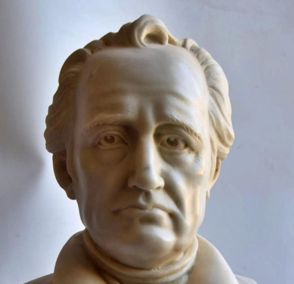 Italian Artist, Goethe Bust, Early 20th Century, Carrara Marble for ...