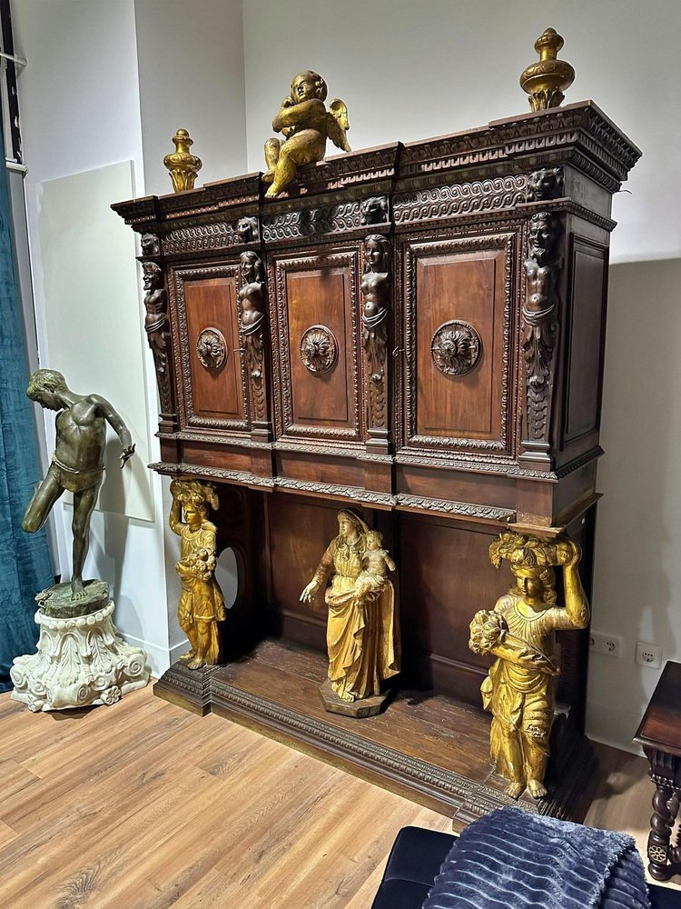 19th Century Sicilian Double Body Cabinet for sale at Pamono