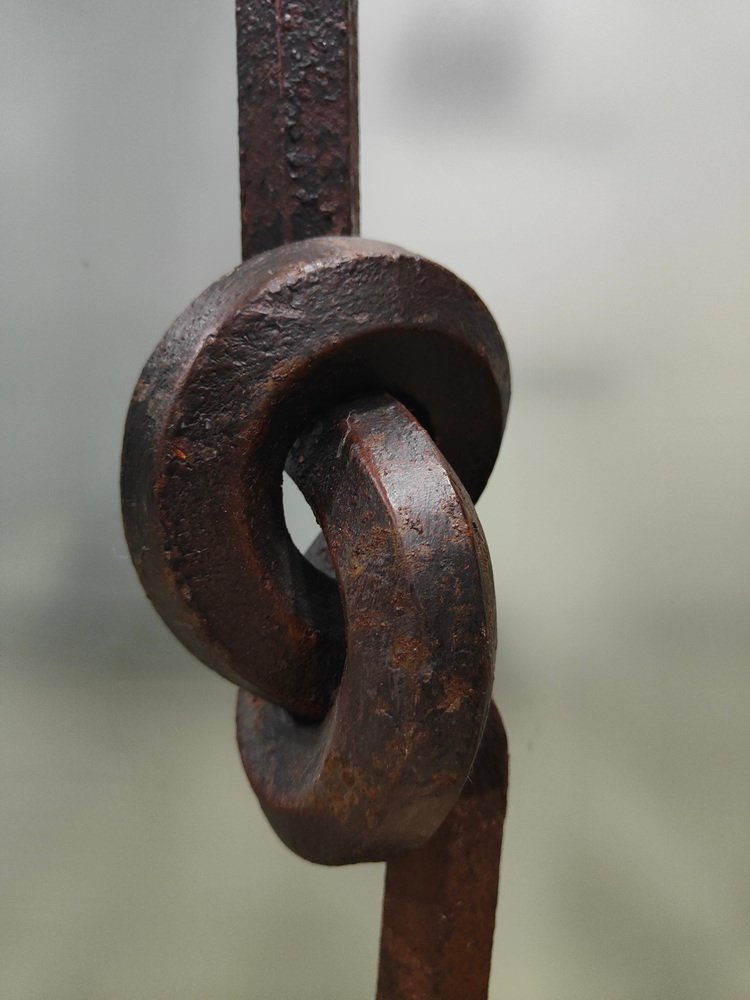 Forged Iron Sculpture, 1950s for sale at Pamono