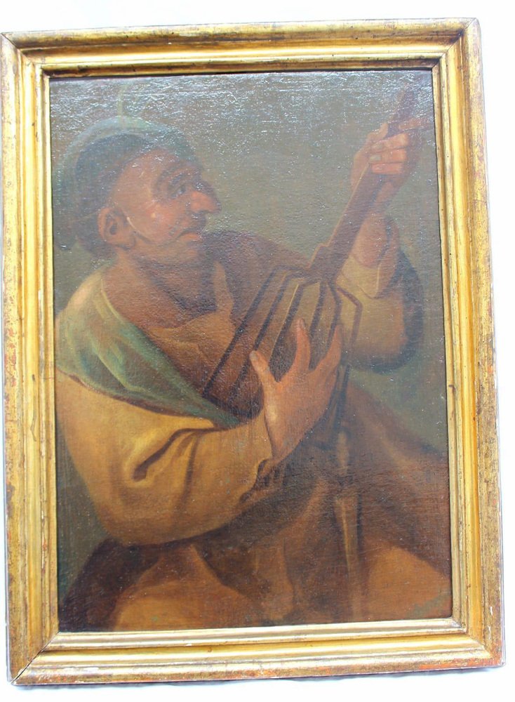 Italian School Artist, The Musician, 17th Century, Oil on Canvas ...
