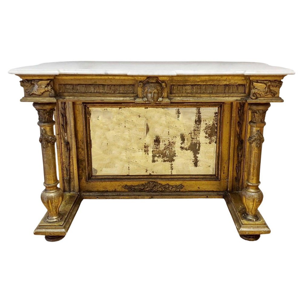 19th Century Napoleon III Empire Console for sale at Pamono