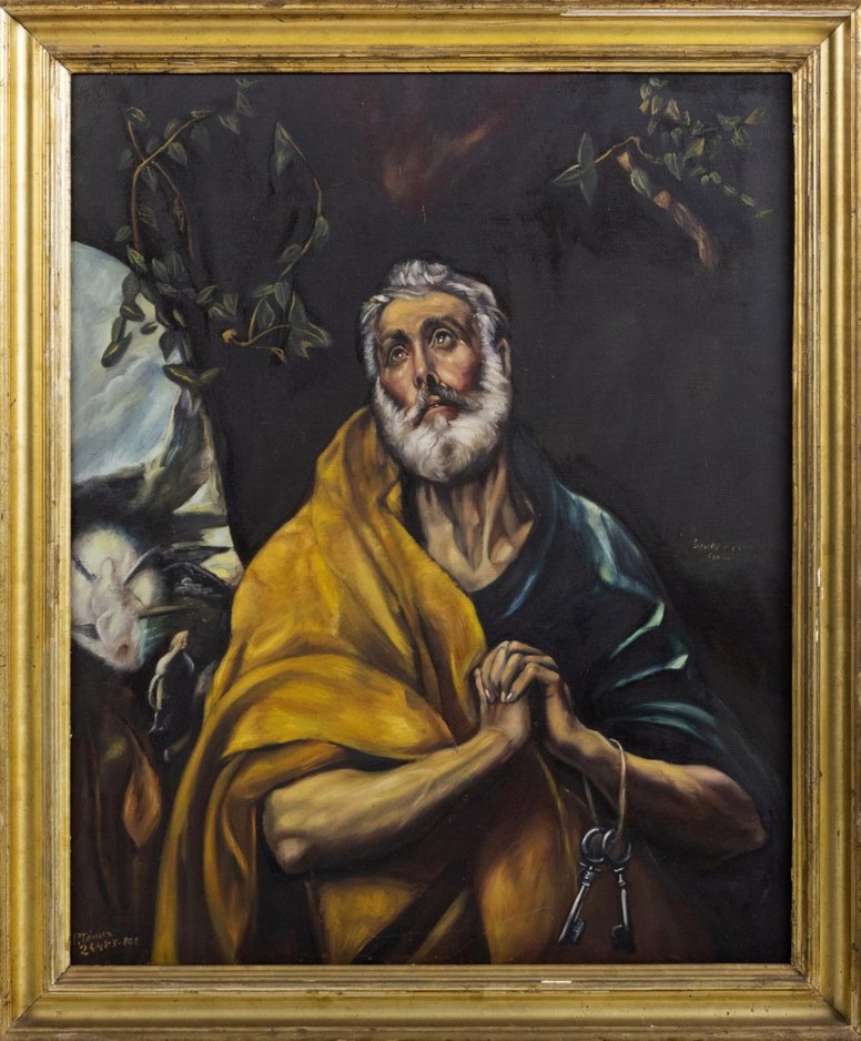 After Domenikos Theotokopoulos / El Greco, The Tears of Saint Peter ...
