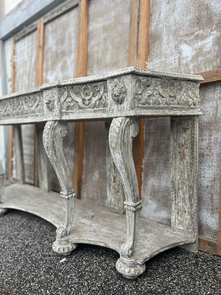 Italian Consoles in Pinewood, Early 20th Century, Set of 2 for sale at ...