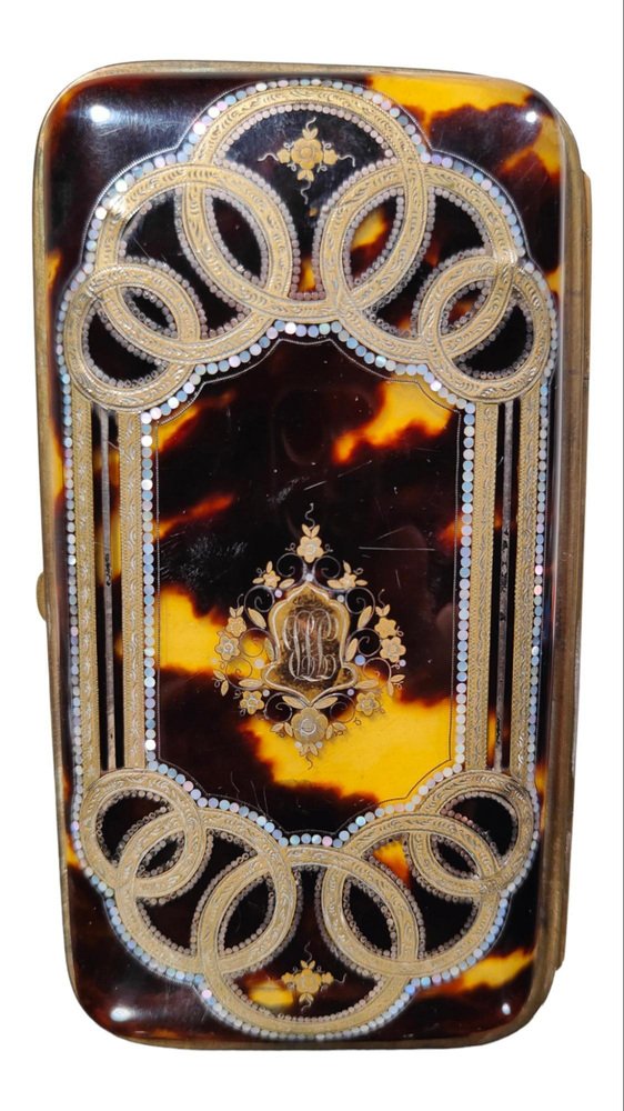 Brass Cigarette Case, 1880s for sale at Pamono