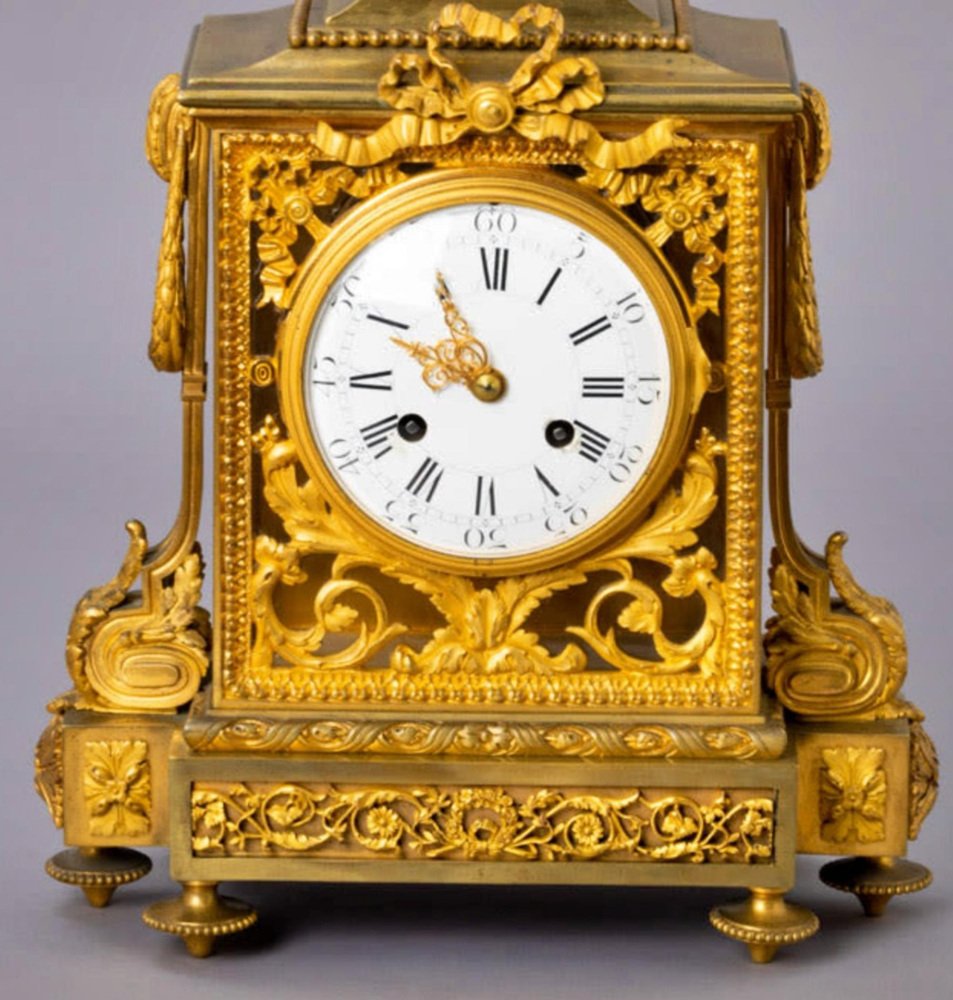 Napoleon III Empire Table Clock, 1800s for sale at Pamono