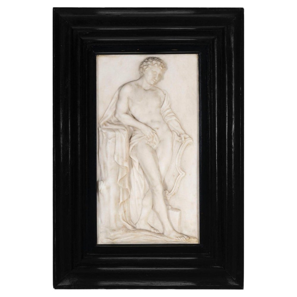 Carrara Marble Bas-Relief Depicting Apollo, Italy, 18th Century for ...