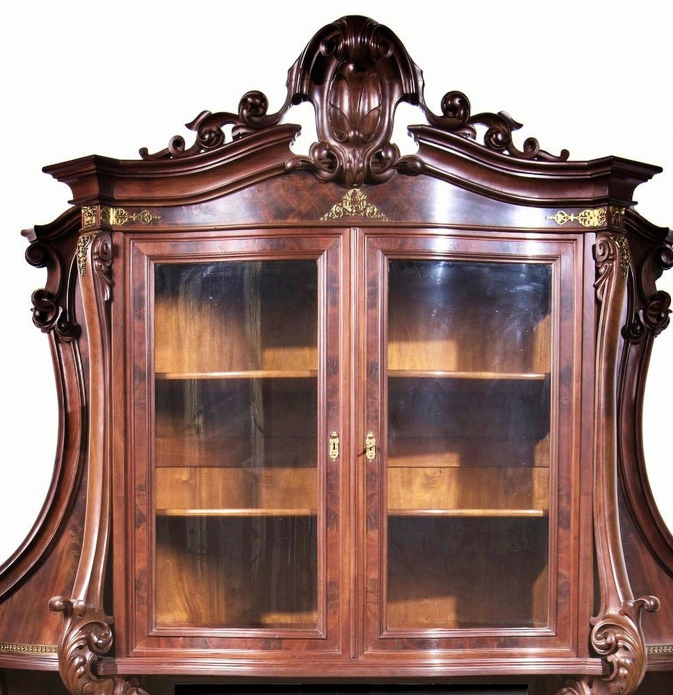 Antique English Victorian Cabinet, 1850 for sale at Pamono
