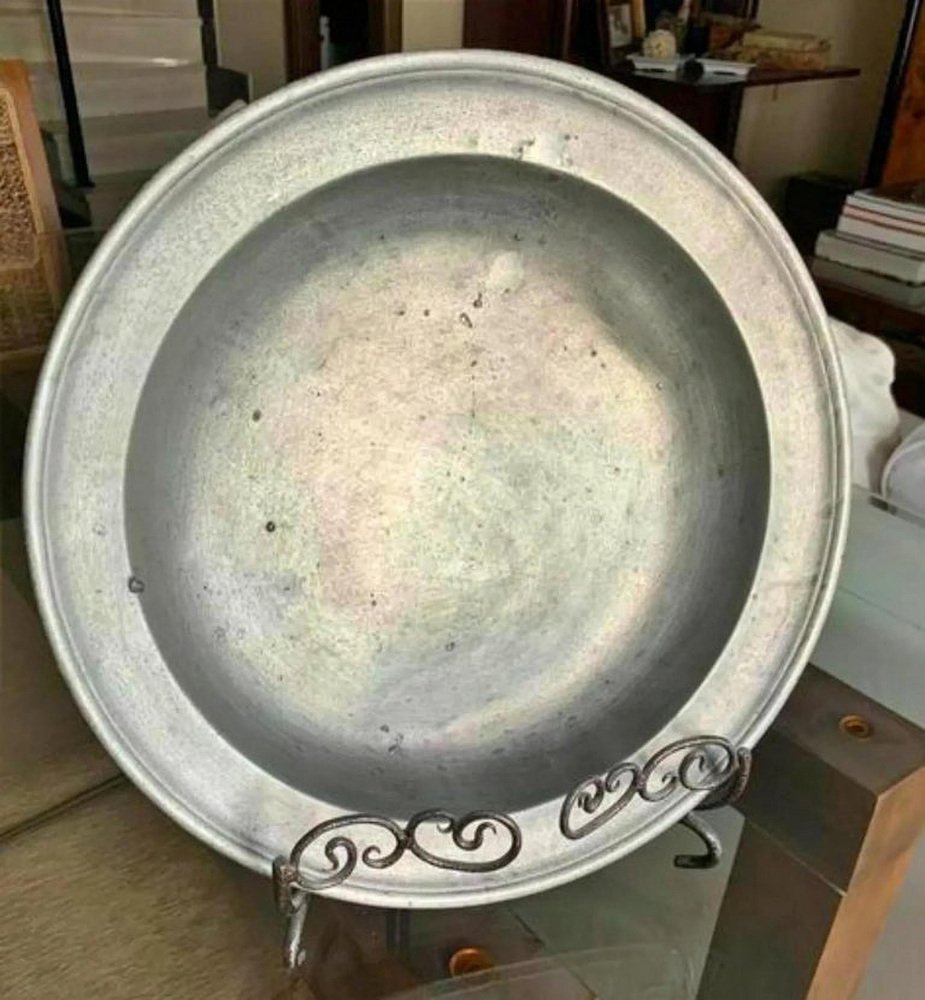 Italian Alms Plate, 17th Century for sale at Pamono