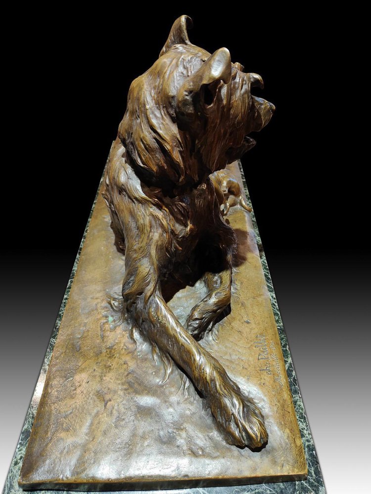 Charles Paillet, Dog Family, Early 20th Century, Bronze Sculpture for ...