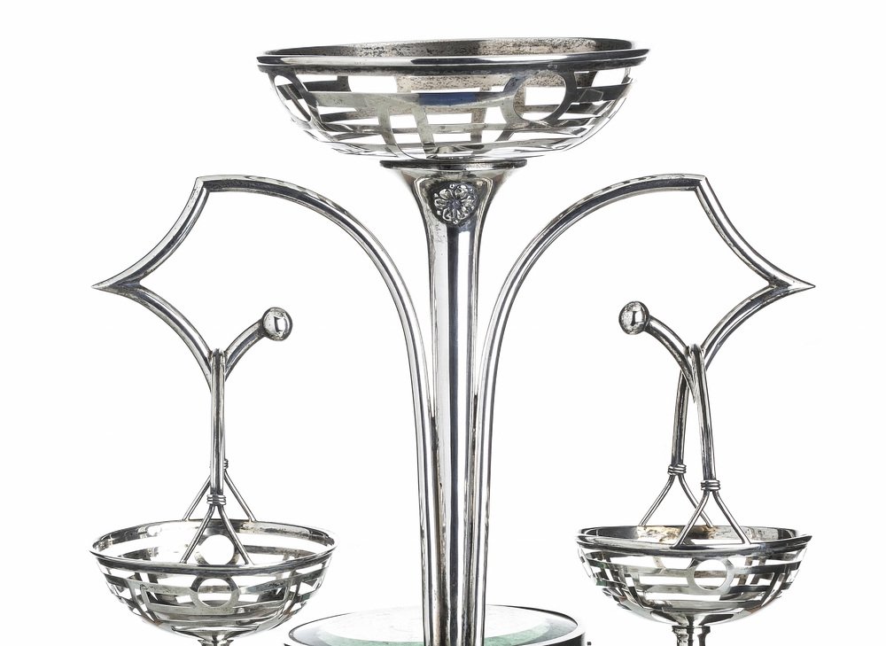 Art Deco Silver Table Centerpiece, 20th Century for sale at Pamono