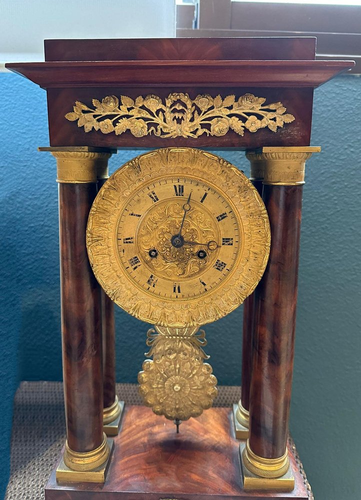 French Empire Napoleon III Clock, 19th Century for sale at Pamono