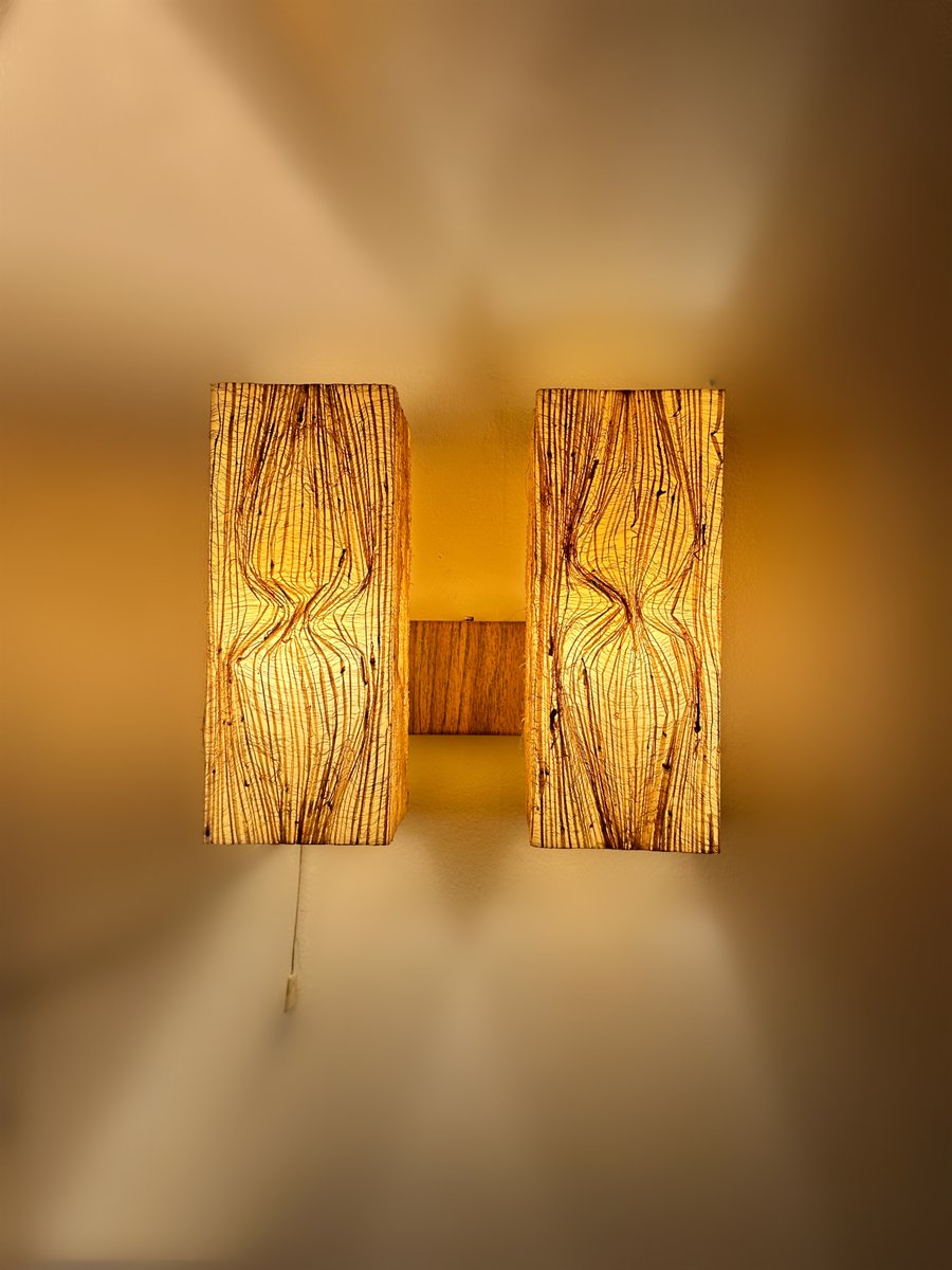 Vintage Bast Wandlampen von Thorn Lighting UK, 1960, 2er Set bei Pamono ...