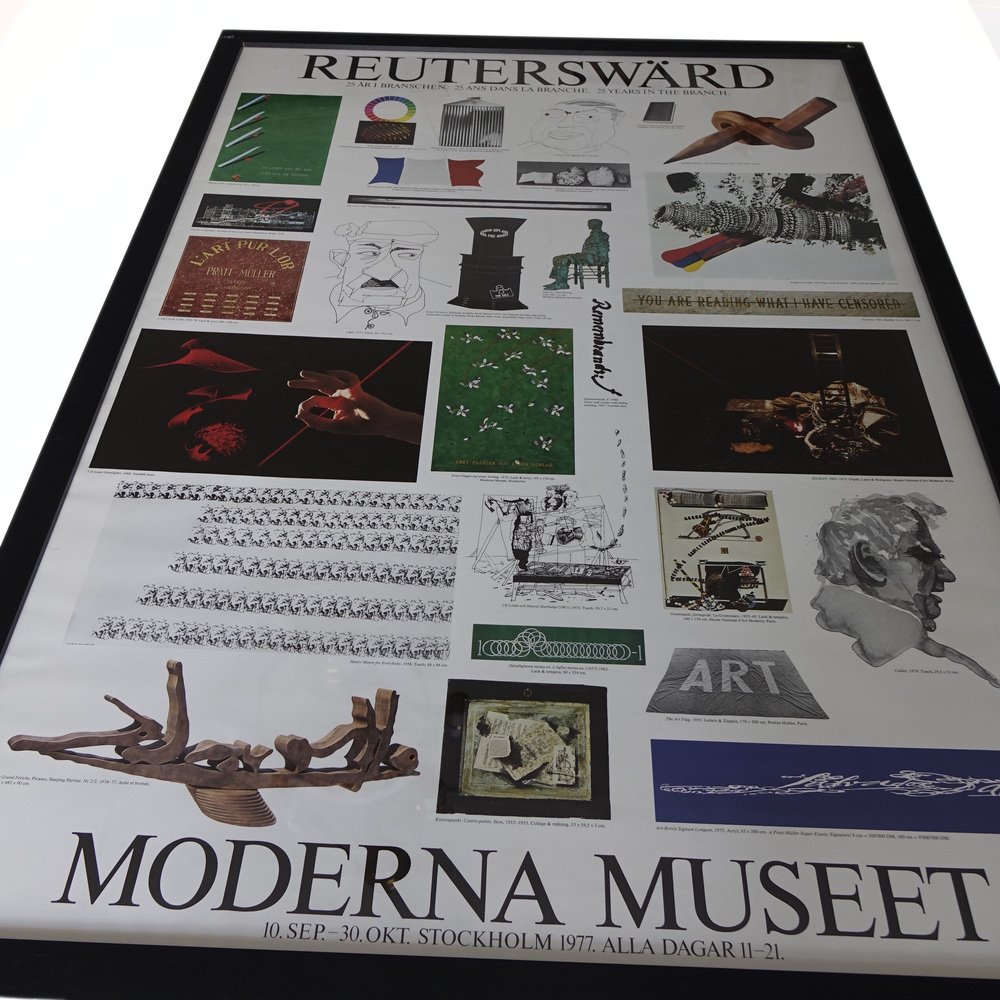 Modern Museum Poster of Exhibitions, 1970s for sale at Pamono