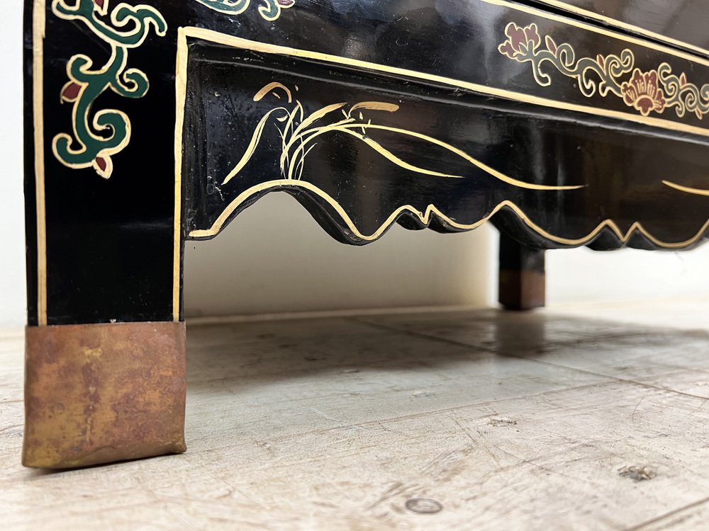 Vintage Chinese Laquer Cabinet, 1980s for sale at Pamono