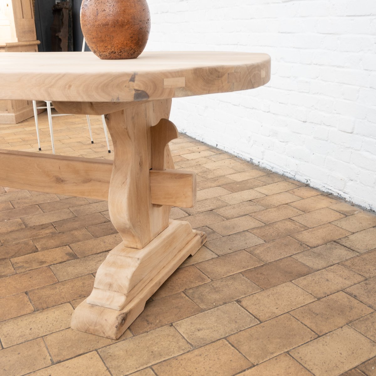 Oak Monastery Table, Early 20th Century for sale at Pamono