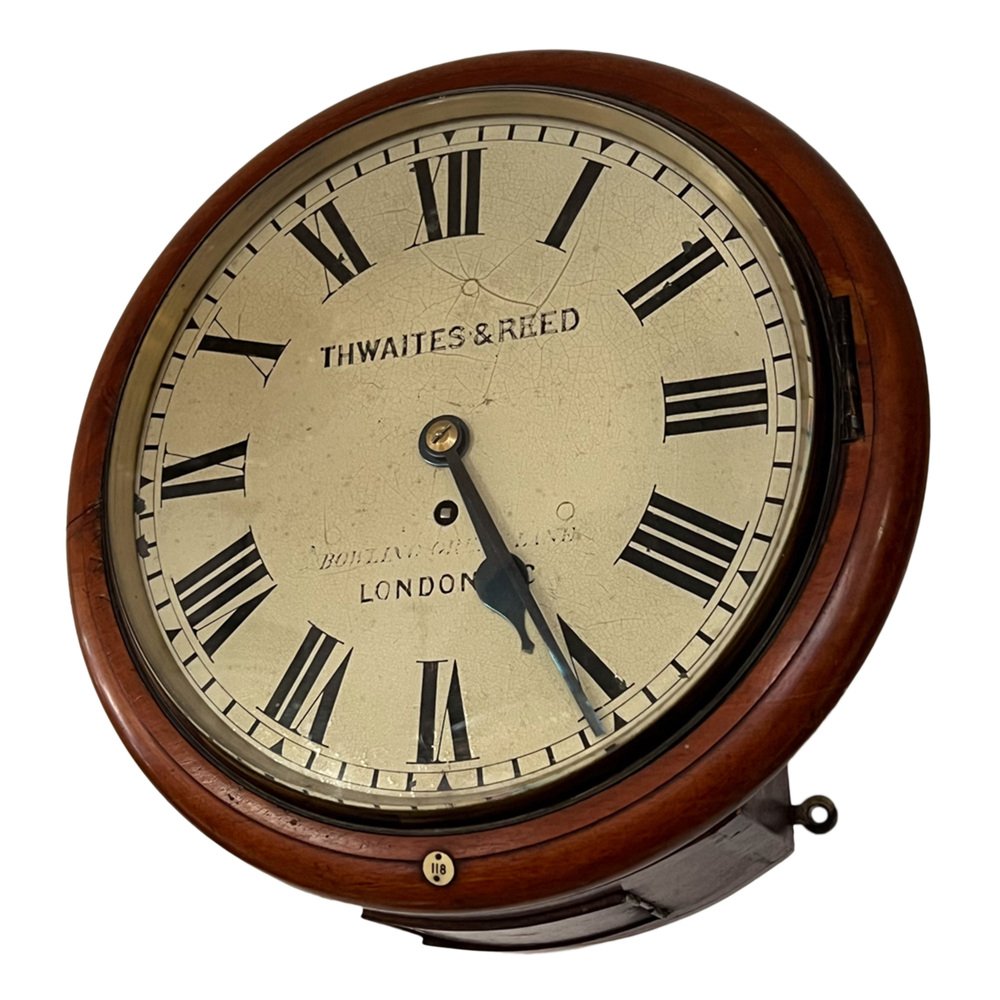 19th Century Wall Clock from Thwaites and Reed, 1890s for sale at Pamono