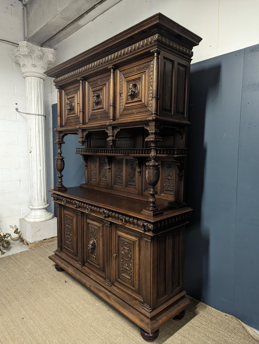 Renaissance Style Buffet in Walnut for sale at Pamono
