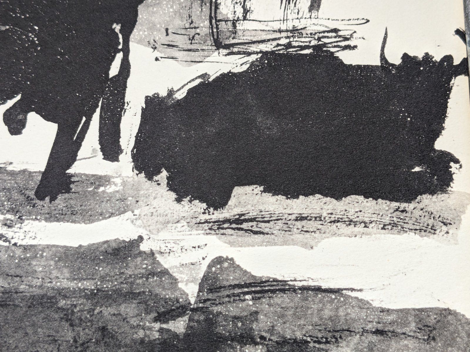 Pablo Picasso, Corrida Scene and Bull, Double-Sided Original Lithograph ...