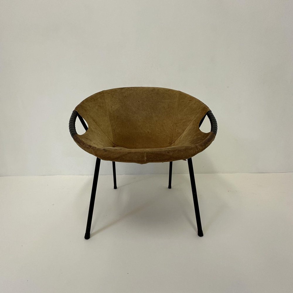 Vintage Balloon Chair from Lusch & Co., Germany, 1970s for sale at Pamono