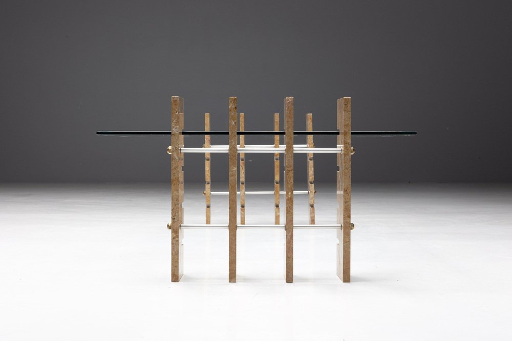 Fitzroy Coffee Table in Marble attributed to Gianfranco Ferré Home ...