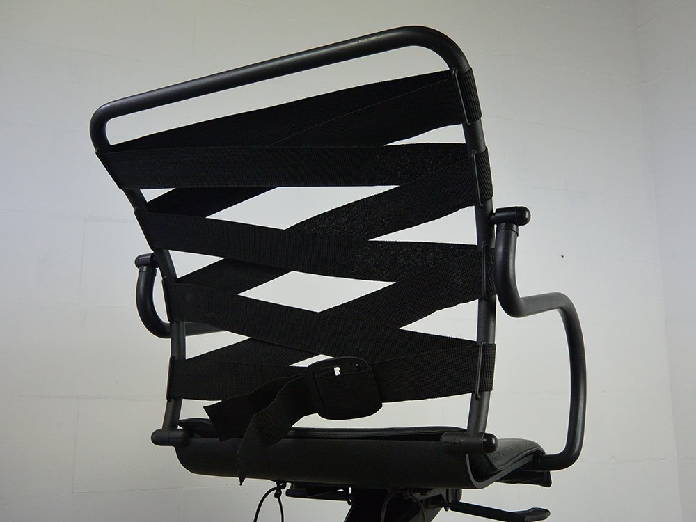 Chaise de Bureau Canasta pour Heron Parigi, 1980s en vente sur Pamono