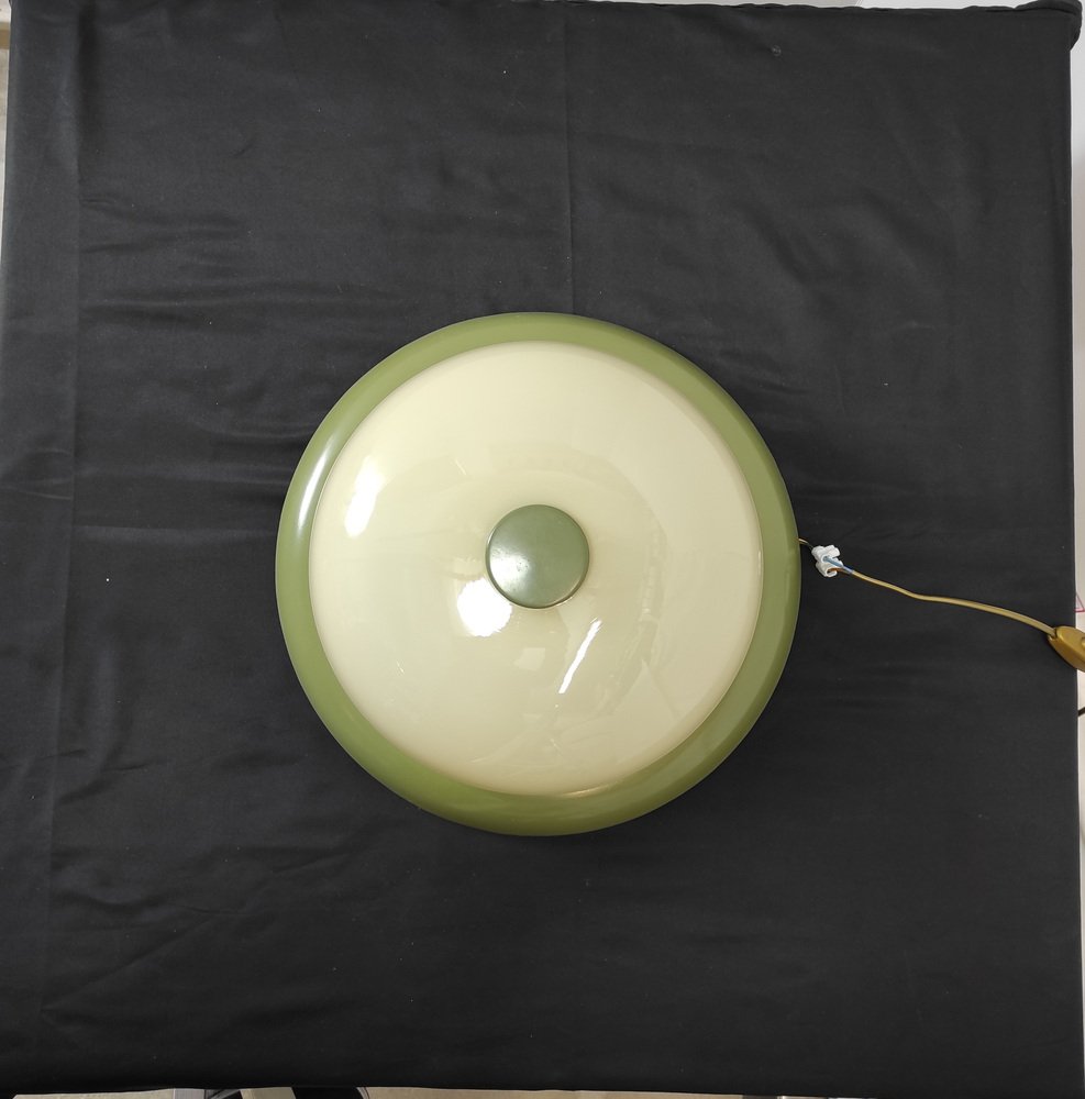 Vintage Green Ceiling Light, 1960s for sale at Pamono