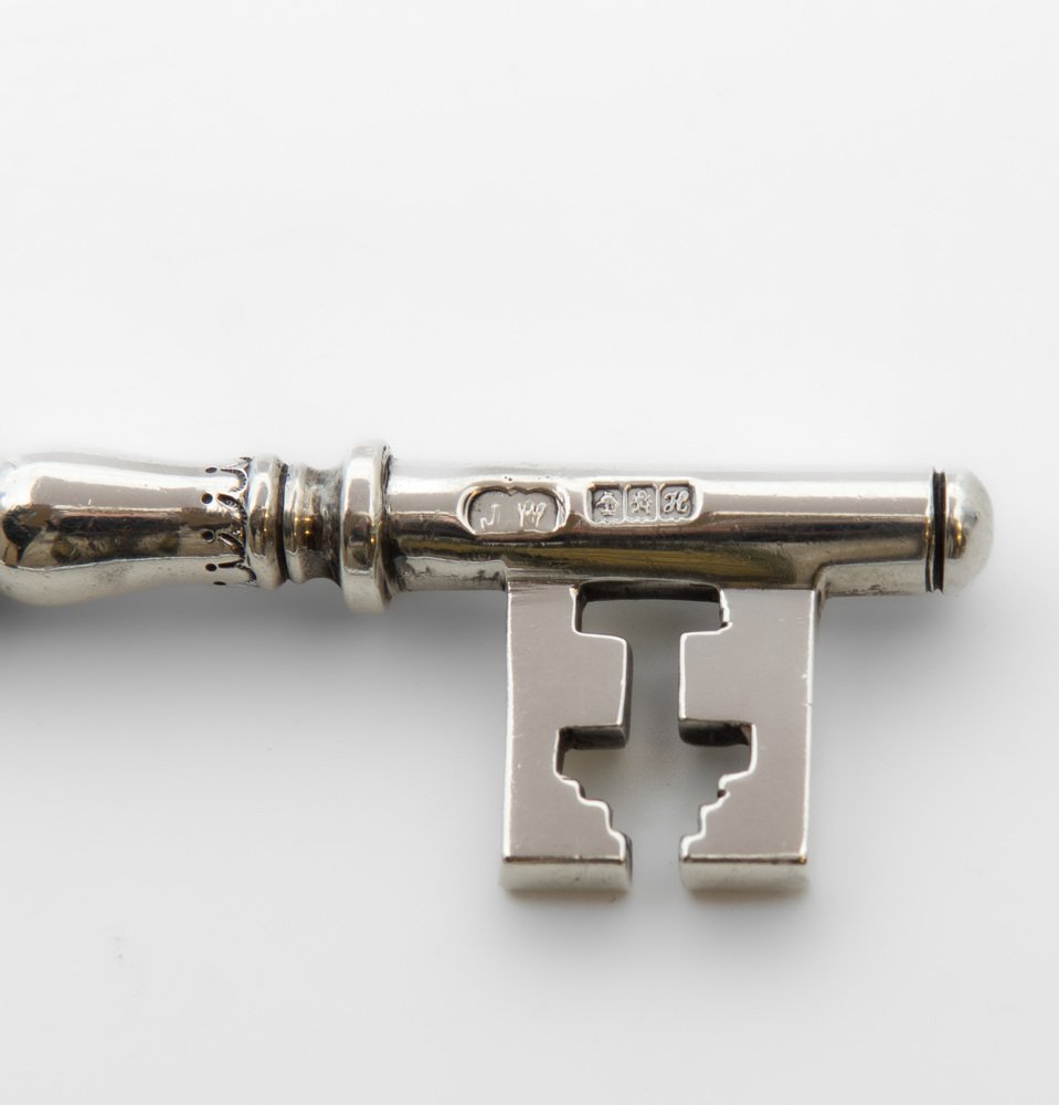Scottish Edwardian Silver Presentation Key by James Weir for The Perry ...