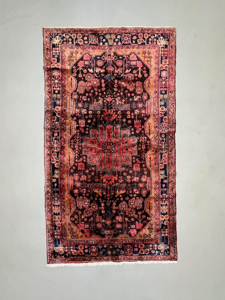 Vintage Middle Eastern Traditional Wool Rug for sale at Pamono